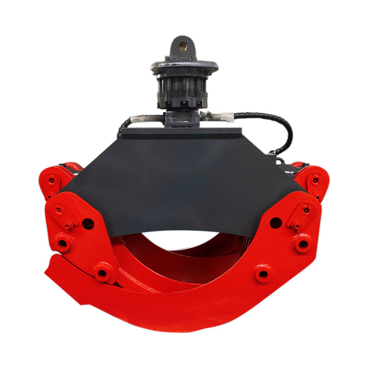 0.12m² Rotator Hydraulic Log Grapple for Excavator Loader Timber ...