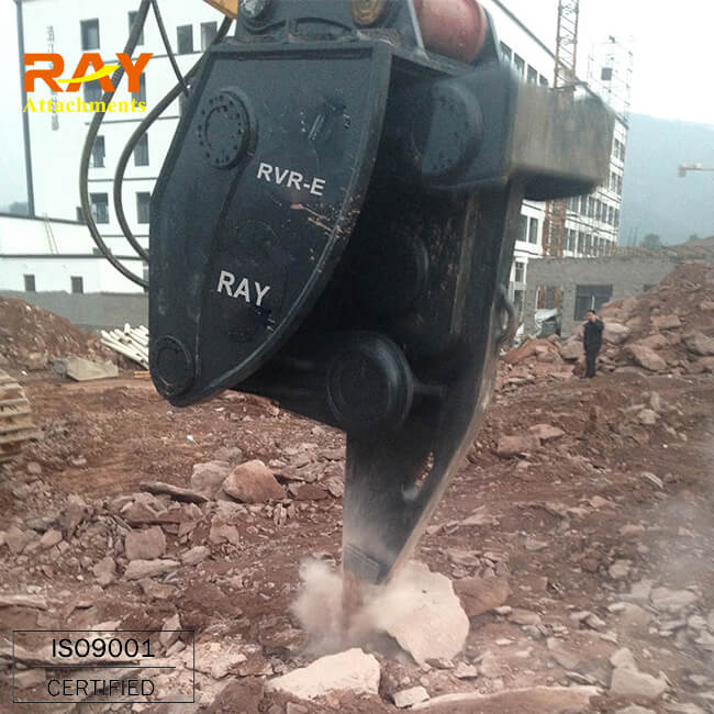 Excavator rock breaker breaking hammer vibro ripper for 1-3T excavator ...