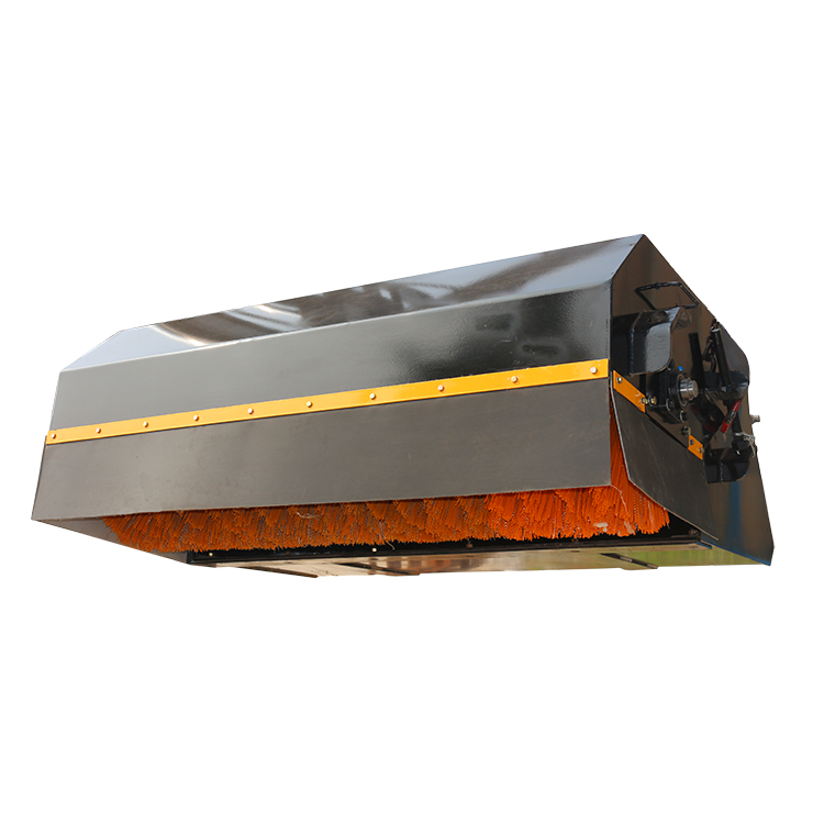 Skid Steer Loader Attachments Hydraulic Road Bucket Broom Pick Up ...
