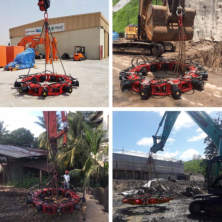 Hydraulic Pile Driver Equipment SP800-RAY ATTACHMENTS