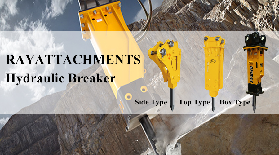RHB150 Side Type Hydraulic Breaker for 27~35 T Excavator - RAY Attachments