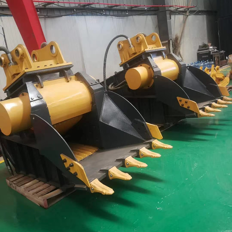 Excavator Jaw Demolition Concrete Hydraulic Crusher Bucket - RAY ...