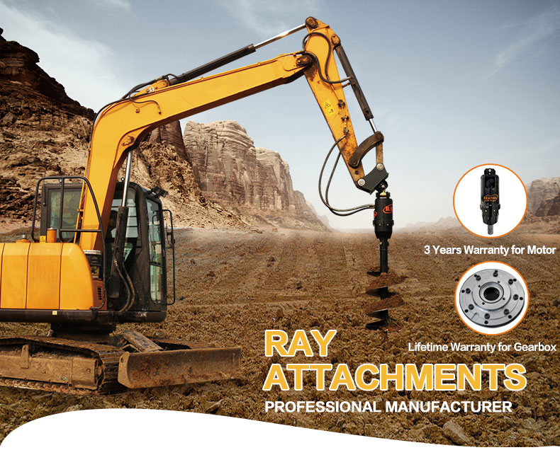 Post hole augers REA25000 - RAY Attachments