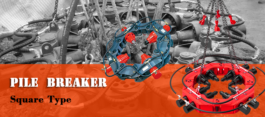 SP500 Square Pile Cutting Machine - Buy pile crusher, pile breaker for ...