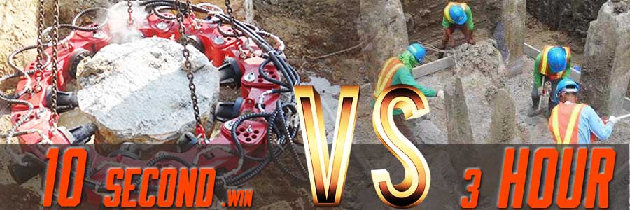 SP380-7 Hydraulic Concrete Pile Breaker Cut Pile Head for Piling ...